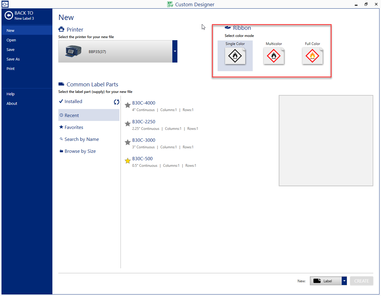Color Mode Options in Brady Workstation | Brady Support
