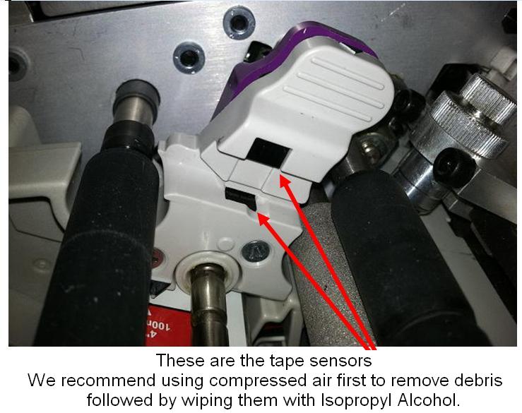 GlobalMark - How to clean the tape sensor | Brady Support