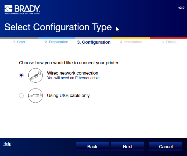 How to Configure the Brady Network Card During Driver Installation ...