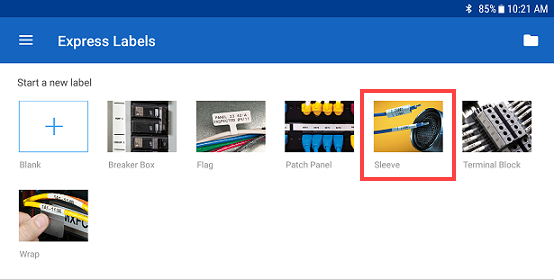 Express Labels Mobile - How to Create a Sleeve Label | Brady Support