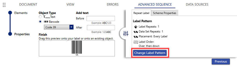 Brady Workstation - Create an Advanced Sequence | Brady Support