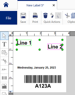 Custom Designer - How to Arrange Data on a Label | Brady Support
