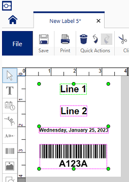 Custom Designer - How to Arrange Data on a Label | Brady Support