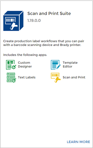 Brady Workstation - Differences Between the Suites | Brady Support