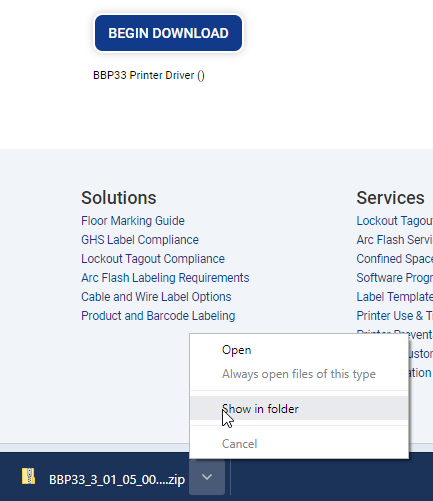 How to Install the BBP33 Driver | Brady Support
