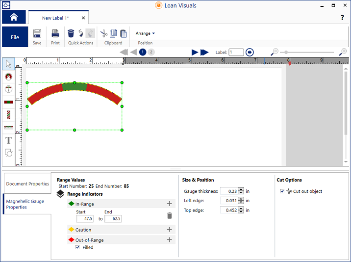 Lean Visuals - Create a Magnehelic Gauge | Brady Support