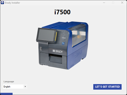 i7500 - Download the Driver | Brady Support